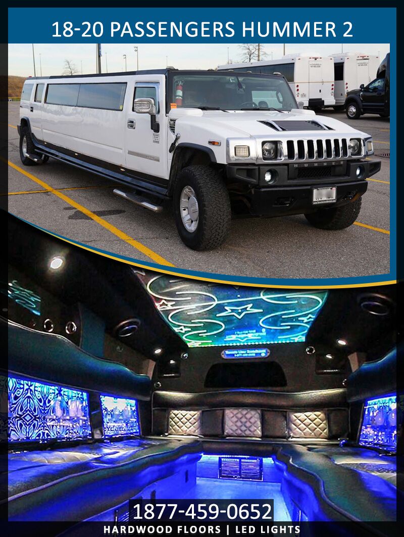 Fleet of Wedding Limos and Party Buses - Toronto Wedding Limo