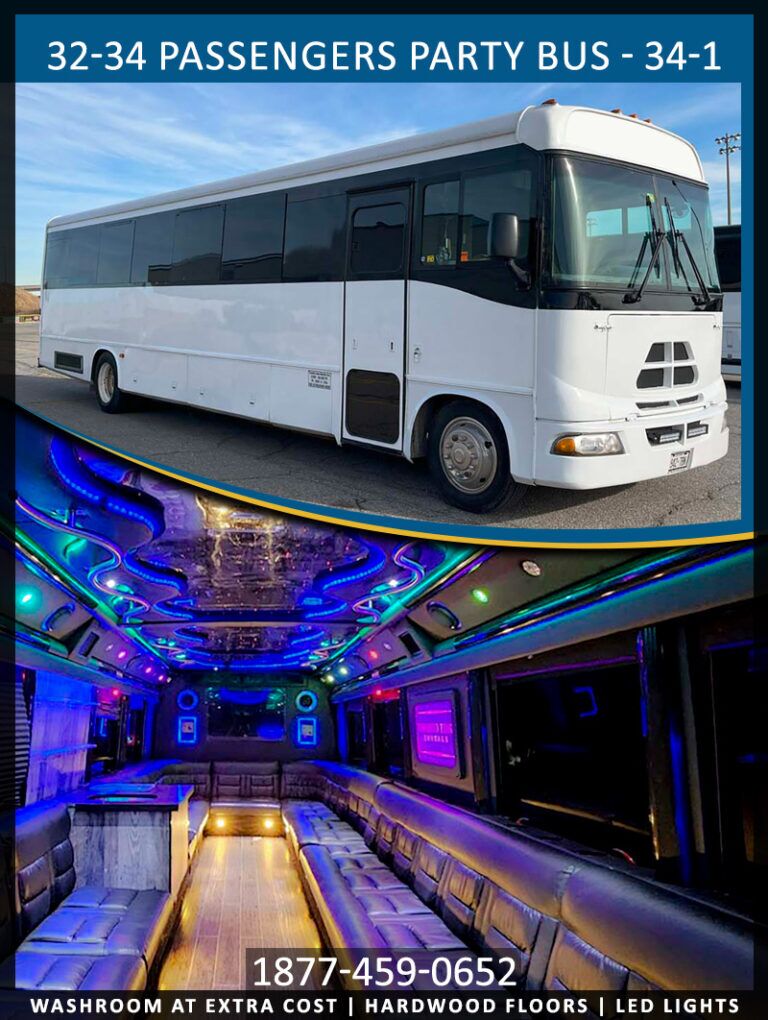 Fleet of Wedding Limos and Party Buses - Toronto Wedding Limo